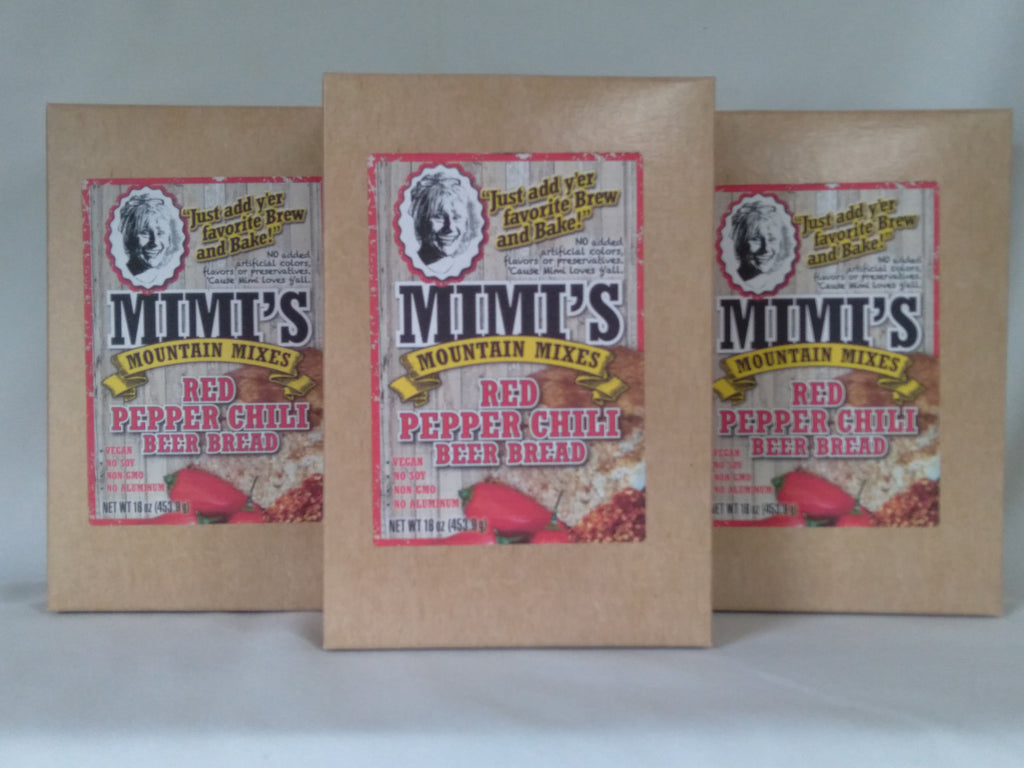 RED PEPPER CHILI BEER BREAD MIX IN A MITT GIFT SET – Mimi's Mountain Mixes